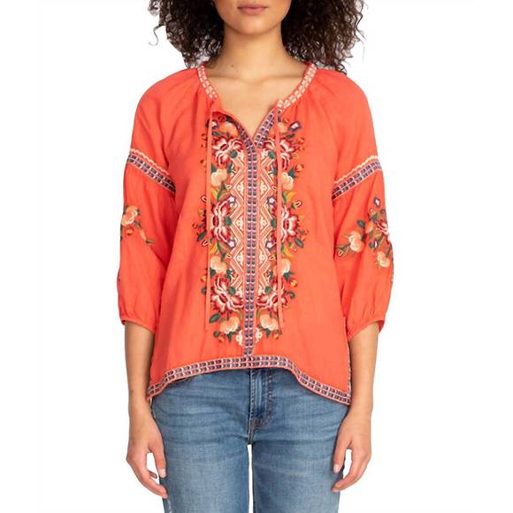 Johnny Was | Tops | New Johnny Was Juliene Candy Land Peasant 34 ...